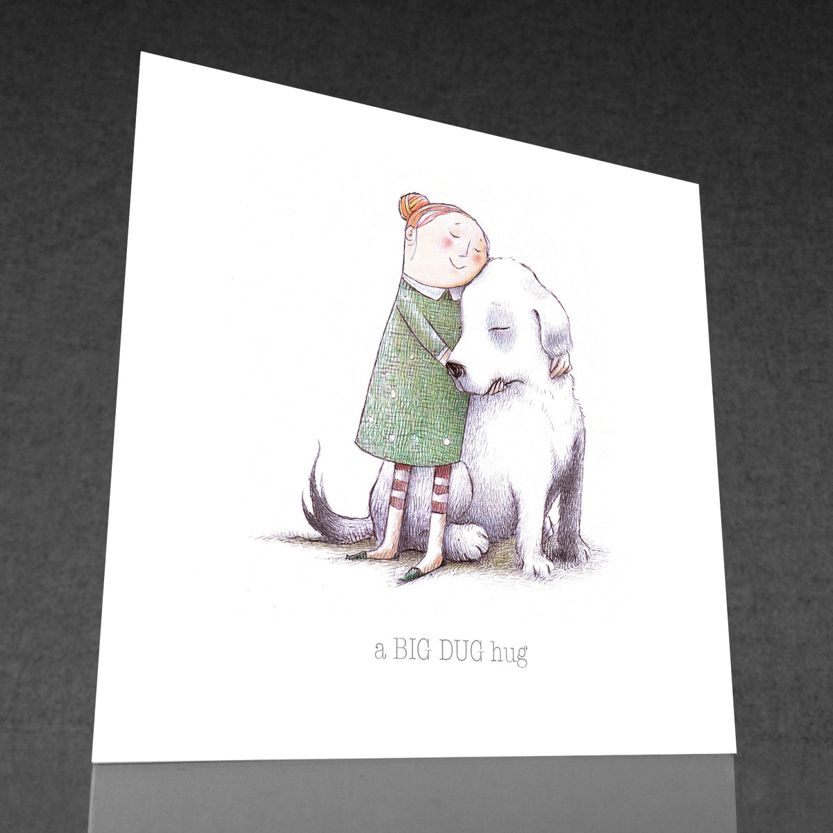 BIG Dug Hug Card - by Keith Pirie – Mugdock Makkers