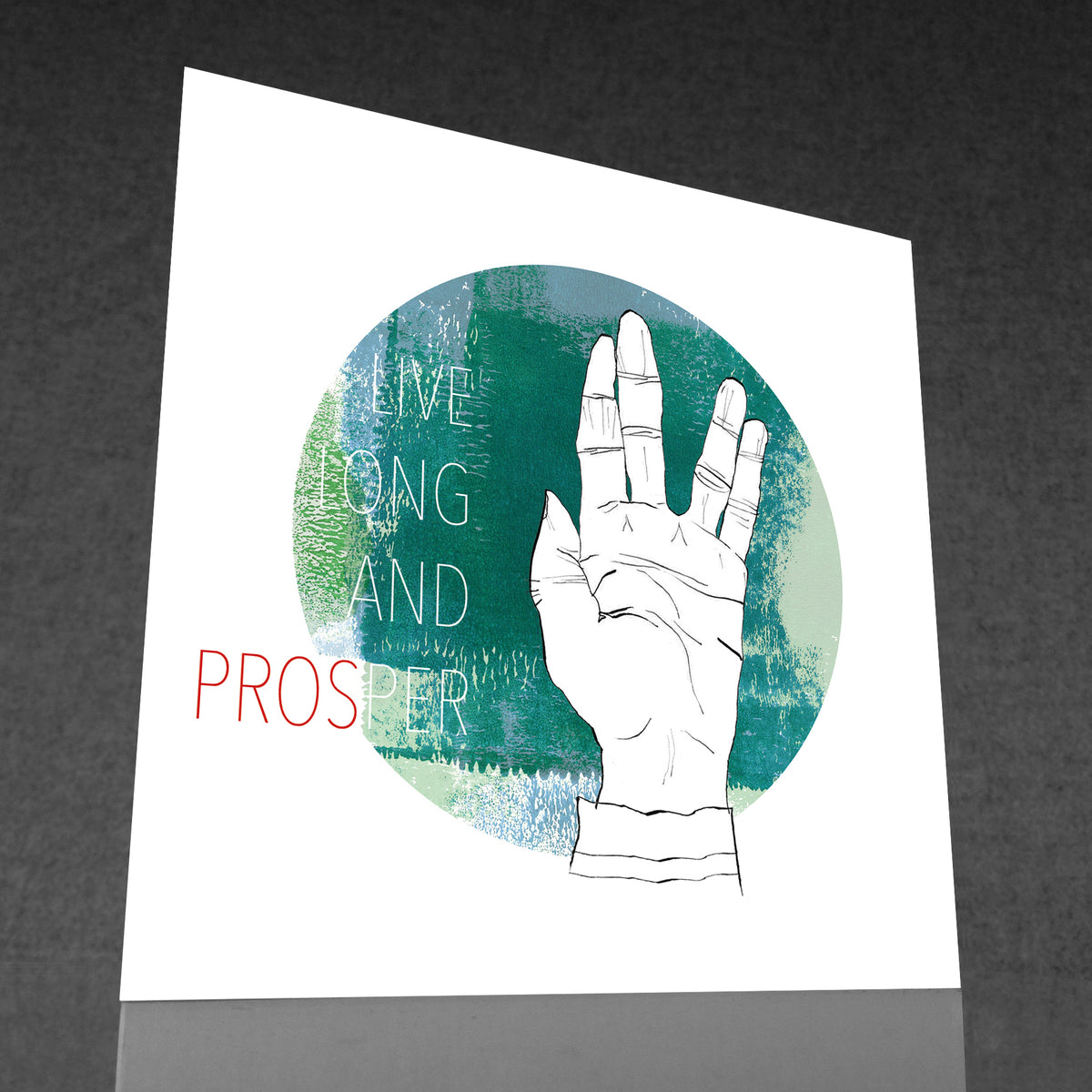 Live Long and Prosper Card - by Keith Pirie – Mugdock Makkers