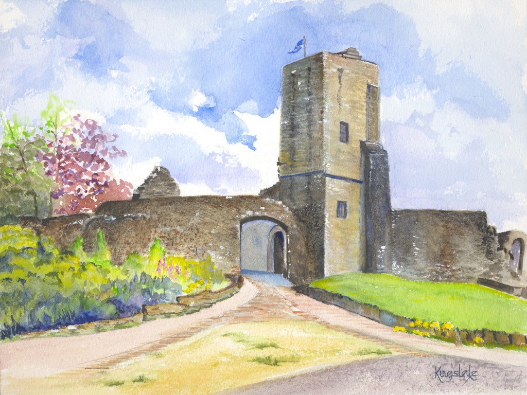 'Mugdock Castle' Mounted Print by Gillian Kingslake – Mugdock Makkers